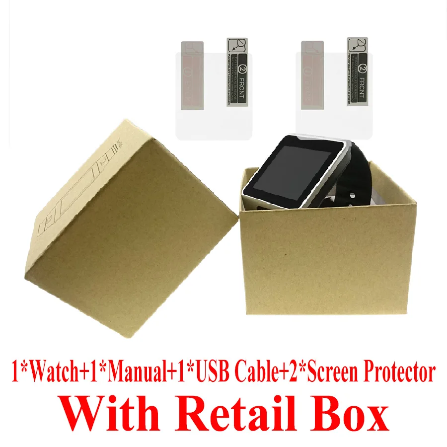 Bluetooth Смарт часы Smartwatch DZ09 Android телефонный звонок 2G GSM ...