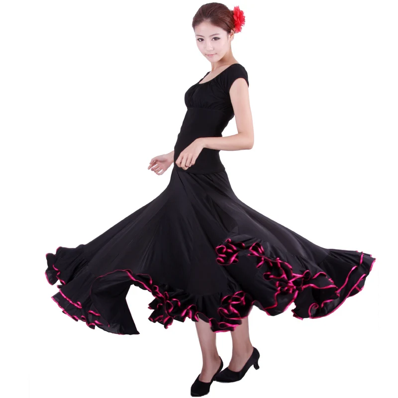 Falda cuadrada moderna para práctica de baile, accesorio para el salón ...