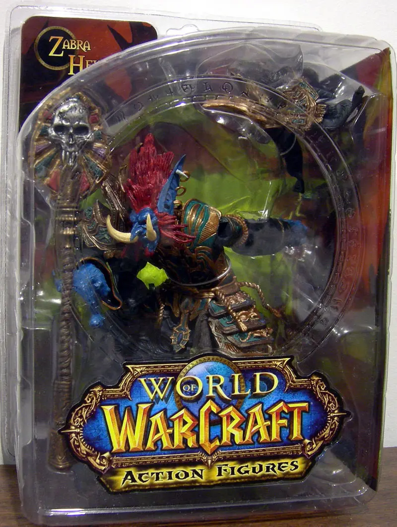 WORLD WOW SERIES 2 ZABRA HEXX 트롤 사제 ACTION 피규어 동상 TOY 애니메이션 피겨 소장가치 ...