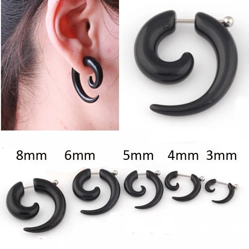 Spiral Ear Gauges Fake