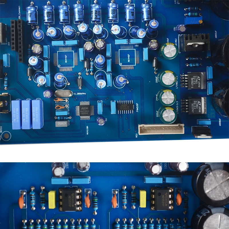 AK4497 HIFI аудио USB DAC декодер доска(без AK4497 чип) AK4118 NE5534 ...