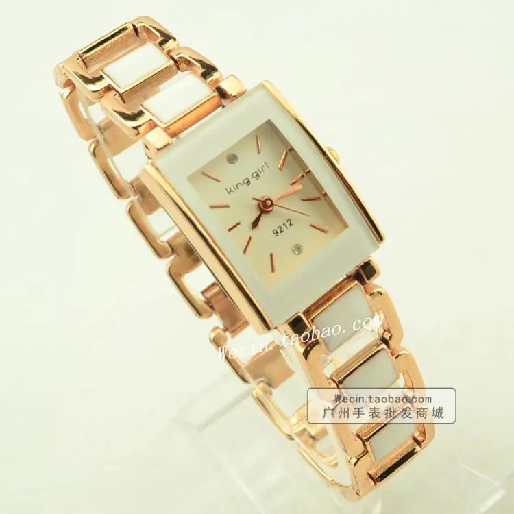 Korean female models female Korean fashion ladies watch steel bracelet ...