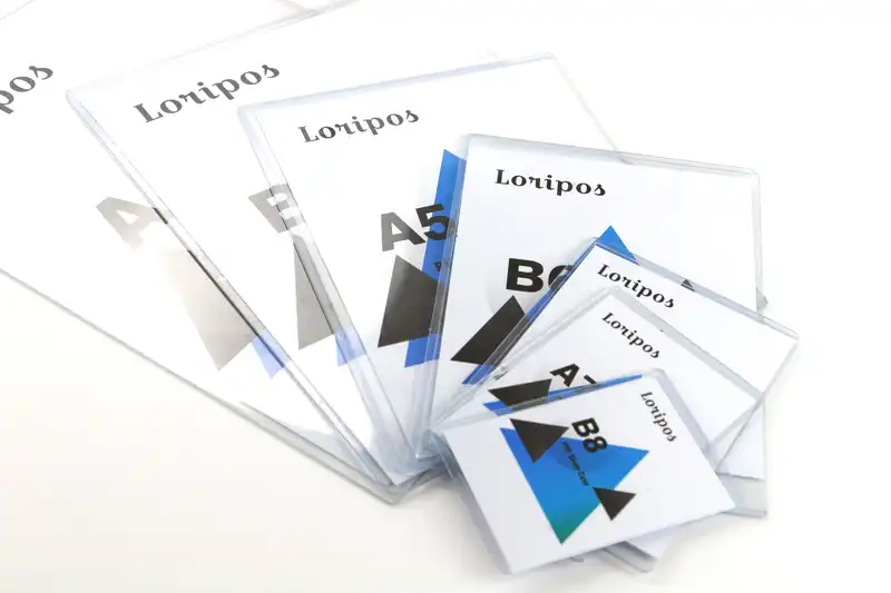 PVC Sign Sleeve A3 File Clear Plastic Paper Protective Sleeve Card ...