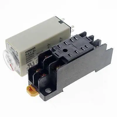 5 Pieces H3Y 2 Max 10s 110VAC Power On Time Delay Relay Solid State ...
