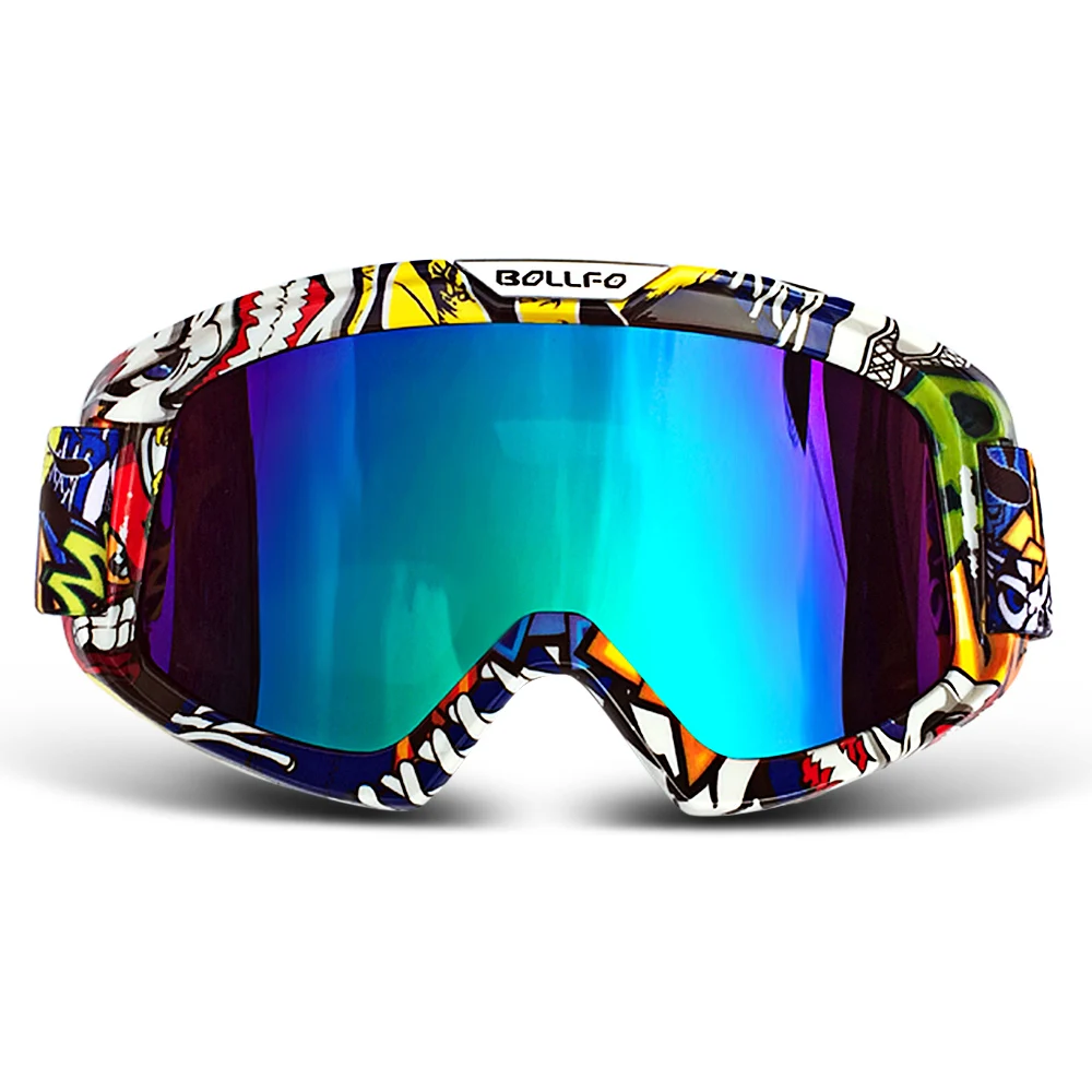 BOLLFO BF656 Universal Motorcycle Goggles Glasses Anti UV Anti Glare ...