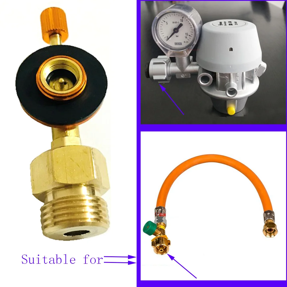 Flat Cylinder Refill Adaptor Camping Stove Adapter Propane Tank ...