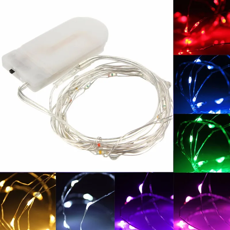 2m 20led Flexible Led Fairy String Lights Copper Wire Waterproof ...