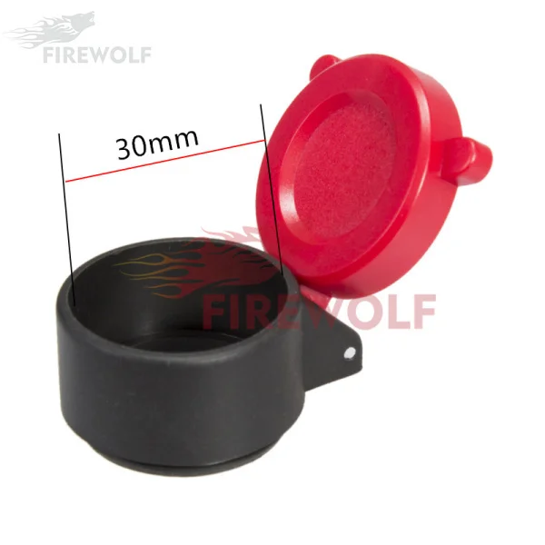Fire Wolf Rifle Lens Internal Diameter Transparent Red Shooting 14 ...