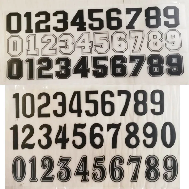 Football Jersey Number 0 Font