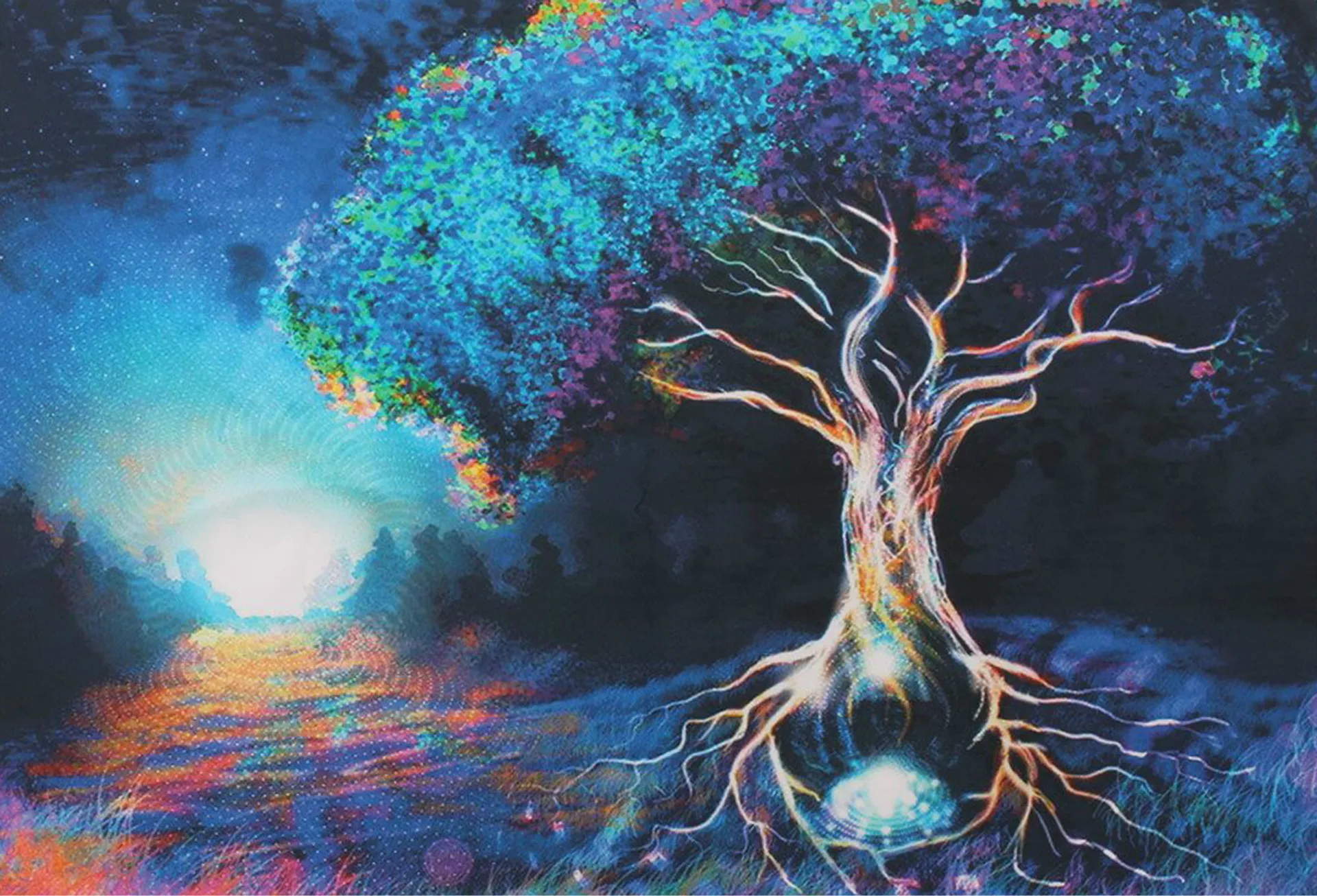 Trippy Tree Paintings