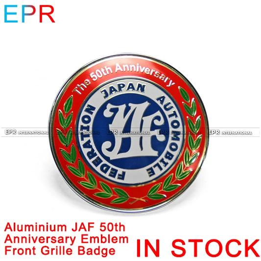 JAF 50th Anniversary Emblem Aluminium Front Grille Badge Accessories ...