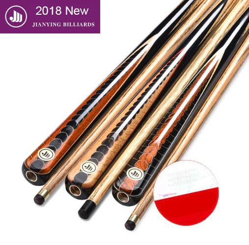 2018 New Snooker Cue Handmade 10mm Tips Billiard Cue Kit Stick with ...