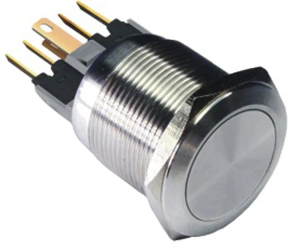 waterproof stainless steel momentary 22mm push button switch starter ...