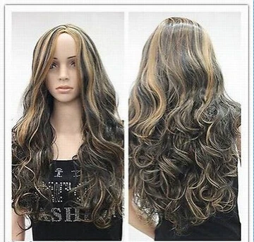 parrucca perruque Hivision Details about Long Fashion mix curly cosplay ...