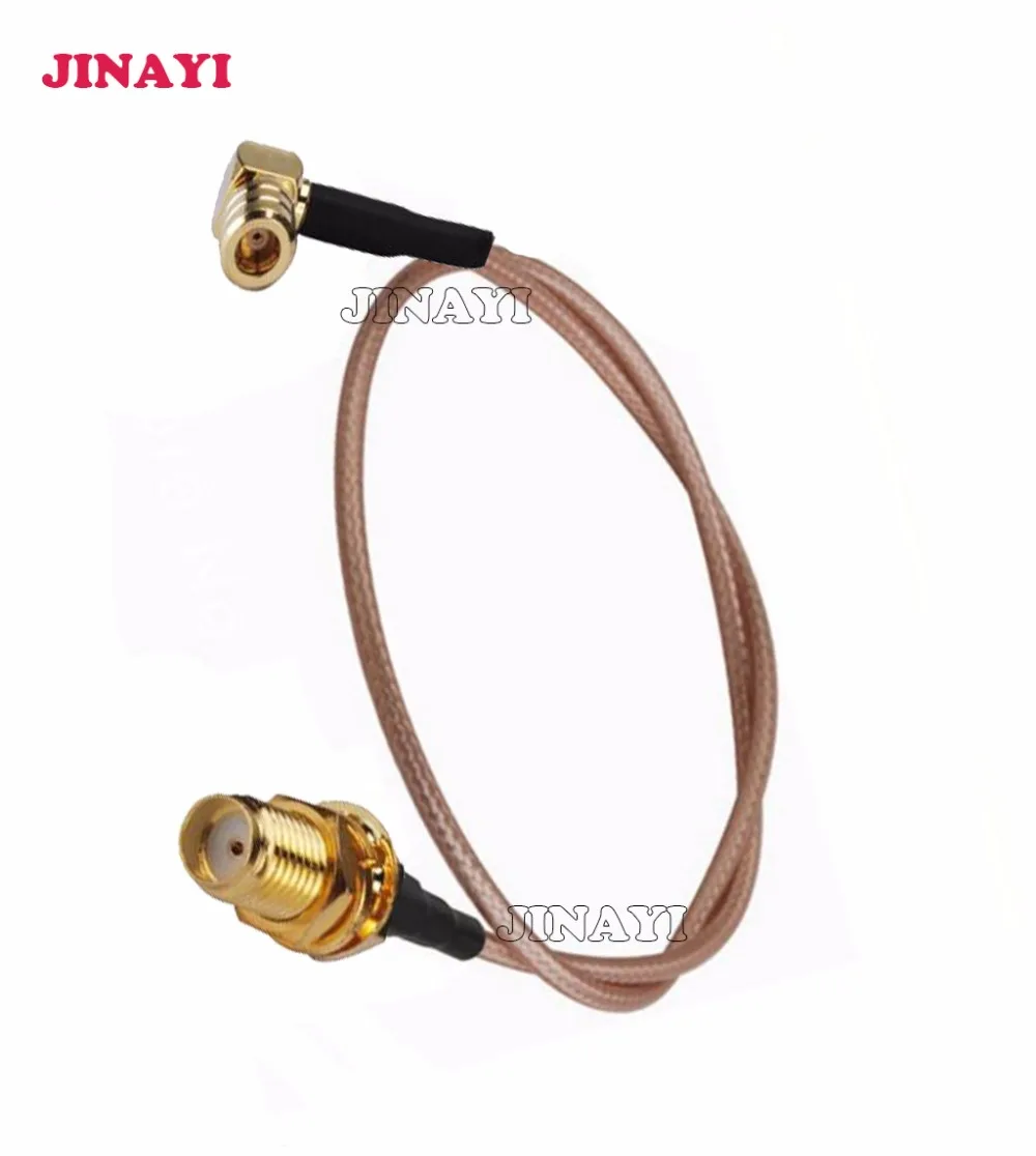 10pcs SMA Female to SMB Female Right Angle RG316 Pigtail Cable 15cm 6 ...