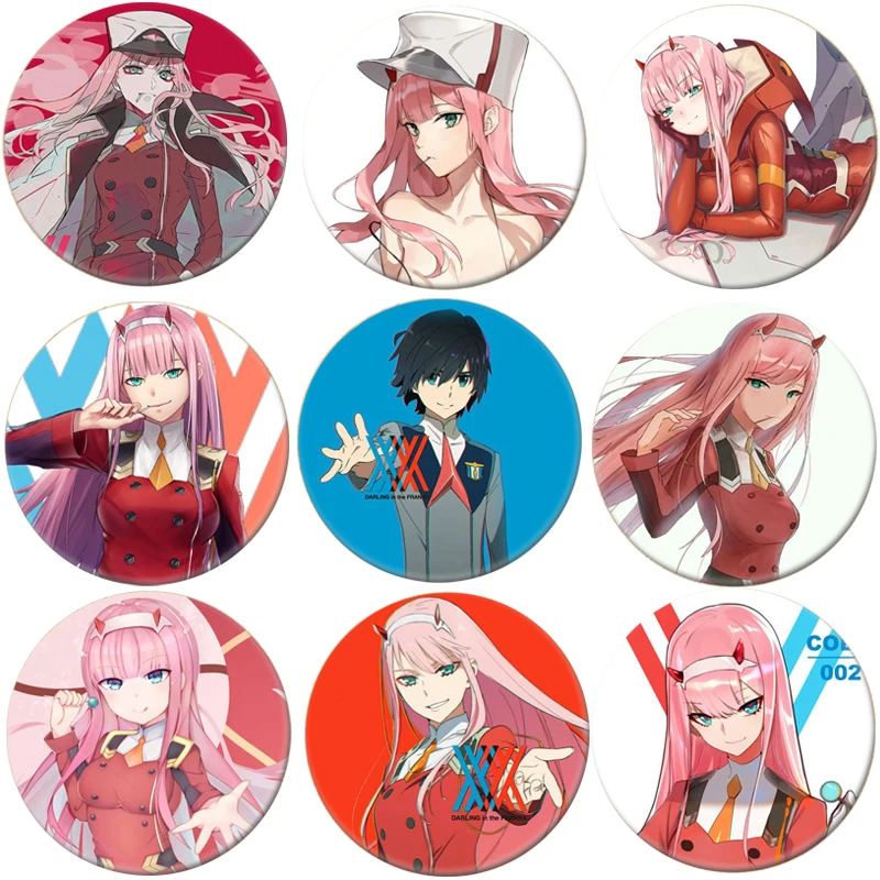 Аниме Значок Косплея | Darling Franxx Zero Two Anime | Darling Franxx ...