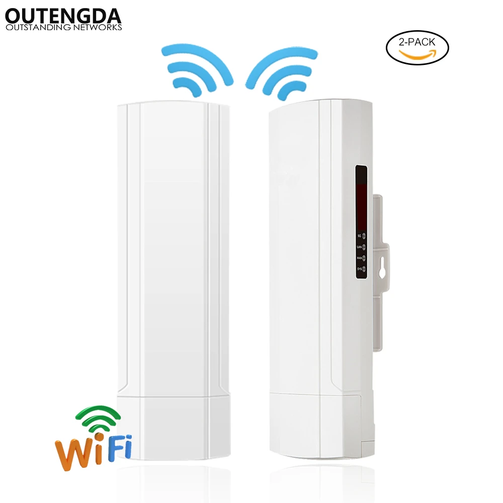 Wireless Outdoor Cpe Ap 3km Long Range 2.4ghz 300mbs 14dbi Ant Wireless ...