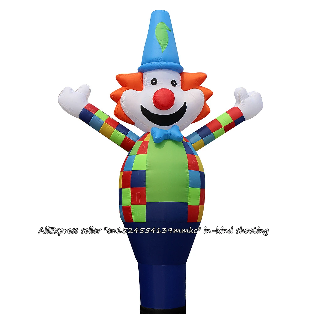 3d Multicolor Clown Air Dancer Sky Dancer Inflatable Tube Clown Dance ...