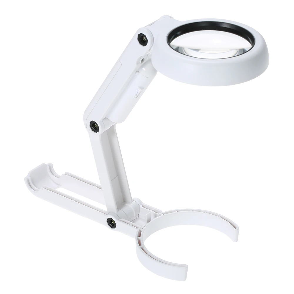 6 LED Folding Light Reading Magnifier 7X Magnifying Glass Table Desk 6-led-folding-light-reading-magnifier-7x-magnifying-glass-table-desk