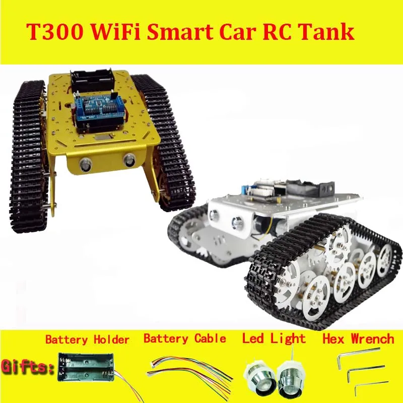 Doit Kablosuz Wifi Rc Tam Metal Tankı Platformu T300 Espduino Geliştirme Kiti Arduino Diy Rc