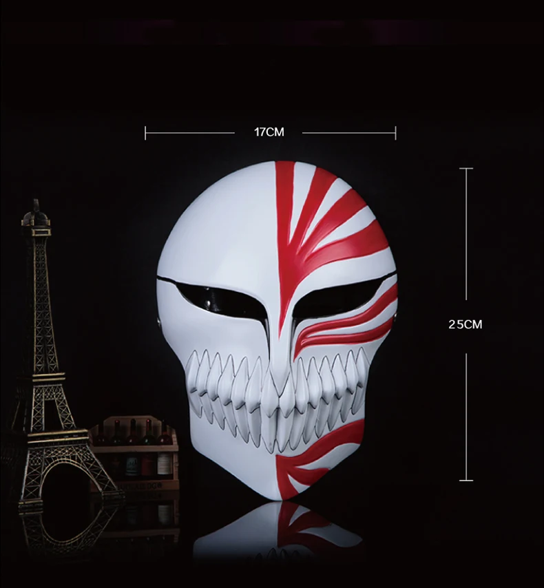 Anime Cosplay Mask Bleach Kurosaki Ichigo Props Japanese Collections ...