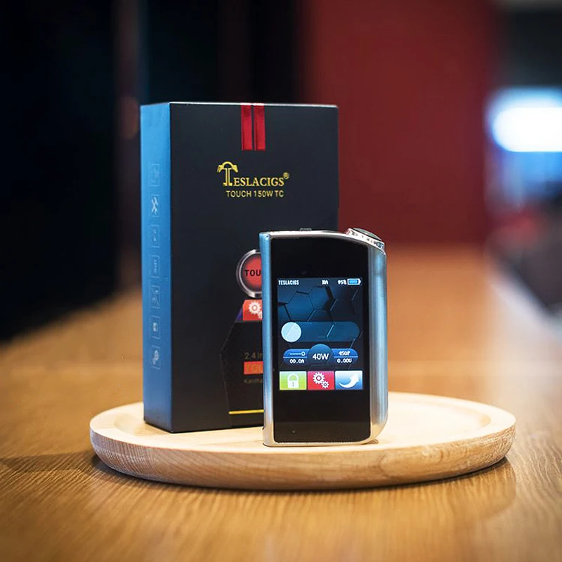 Original Tesla Teslacigs Touch 150 TC Mod Tesla 150W Touch Box Mods ...