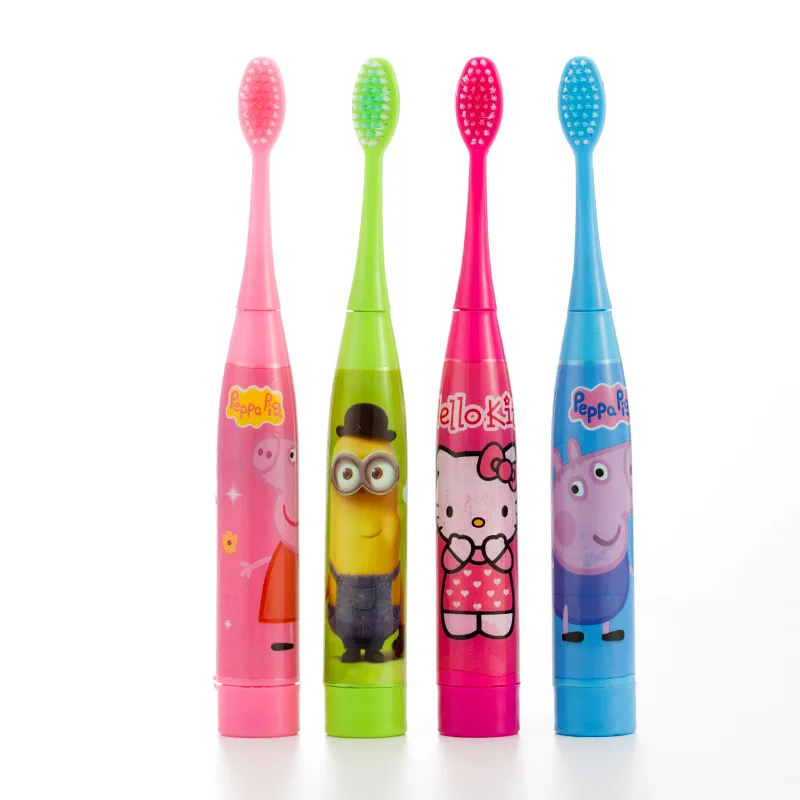 Children-Electric-Toothbrushes-Cartoon-Pattern-baby-toothbrush-Tooth ...
