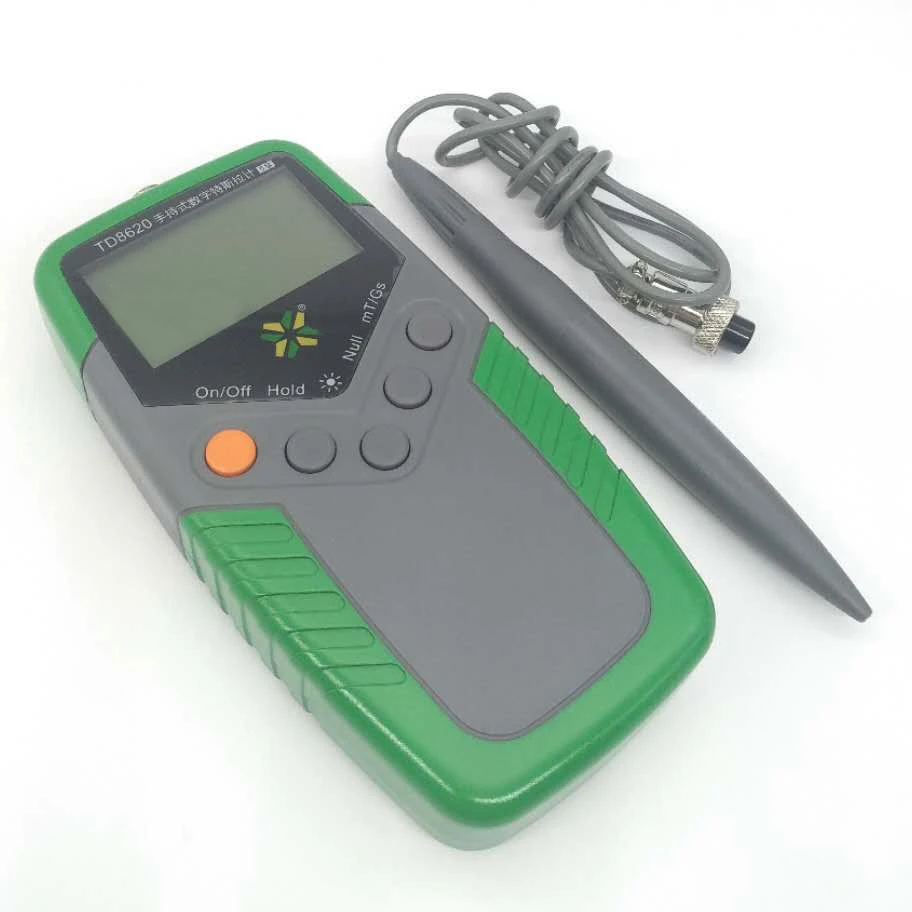 TD8620 Handheld Digital Tesla Meter Magnetic Flux Meter Surface ...
