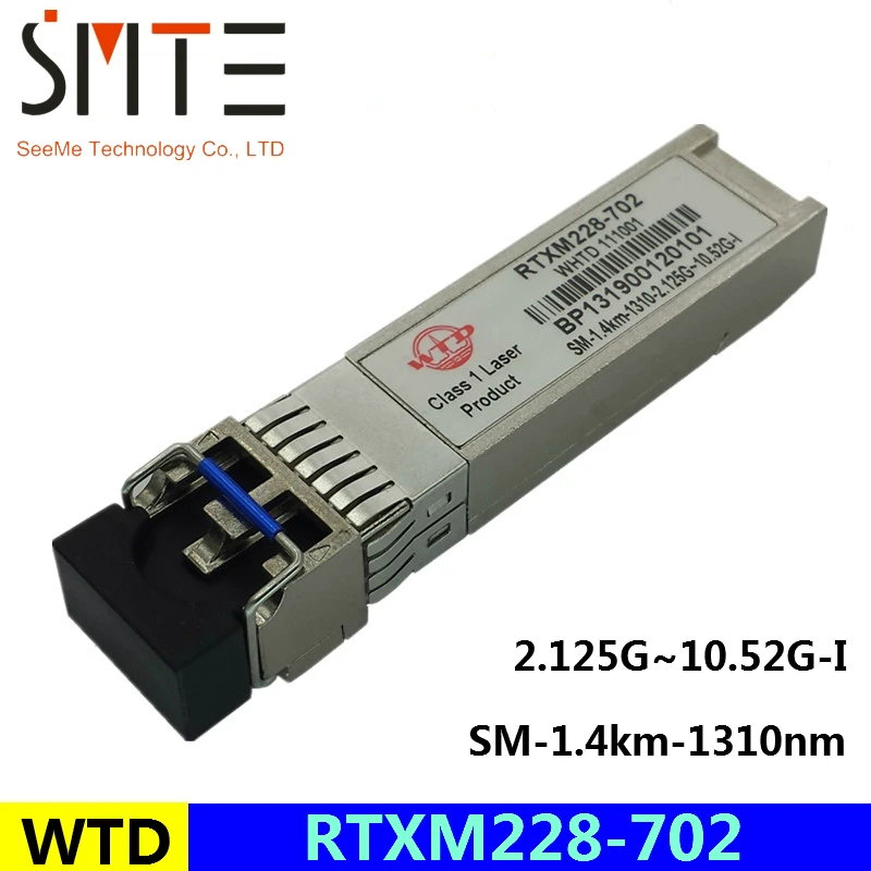 Módulo óptico WTD SFP RTXM228 702 ~ 10,52 g i WTD, SM 1.4km 1310 2.125 ...