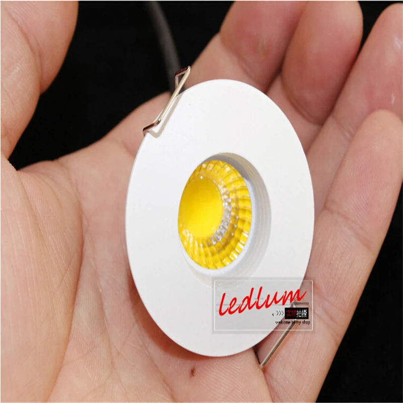 Regulável 3 W MINI LED COB spot light mini led downlight AC85 265V ...