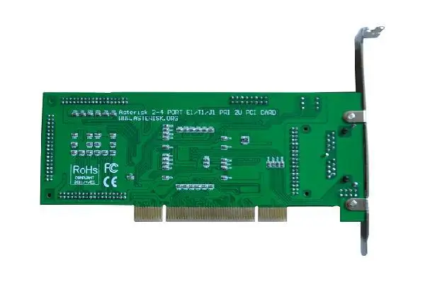 Doble span asterisk PCI tarjeta E1 / T1 / j1, con pri, ss7, apoyo ...