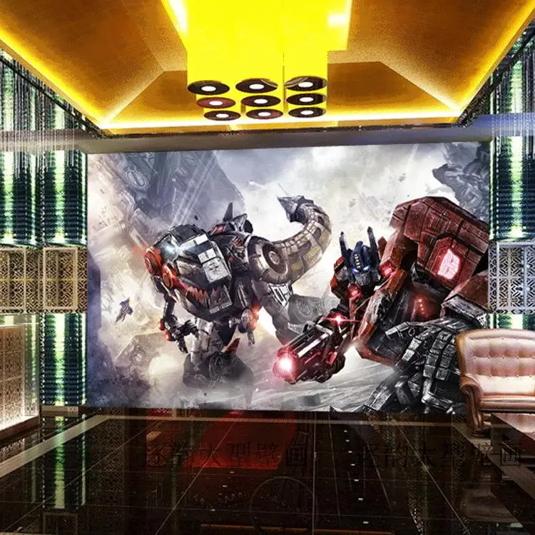 Free-Shipping-custom-3D-stereo-transformers-mural-background-wall ...