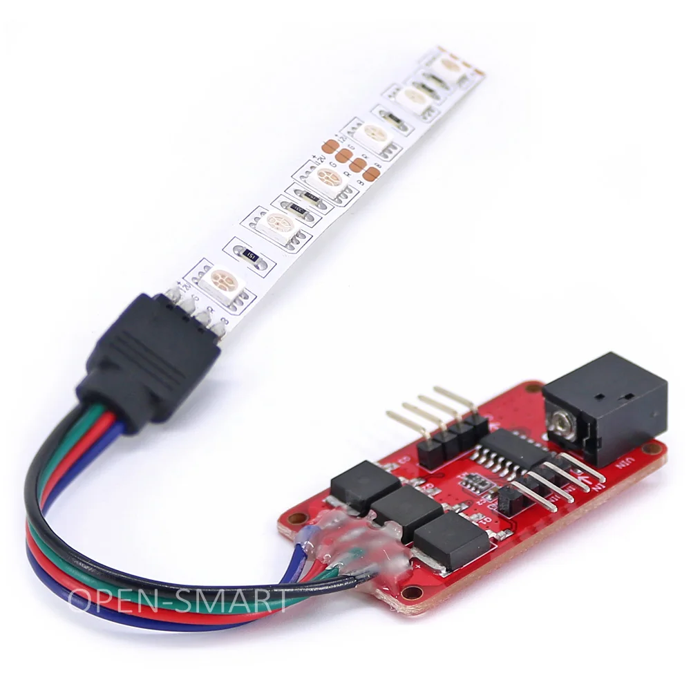 M-dulo-controlador-de-tira-LED-RGB-a-todo-color-con-conector-DC-tira ...