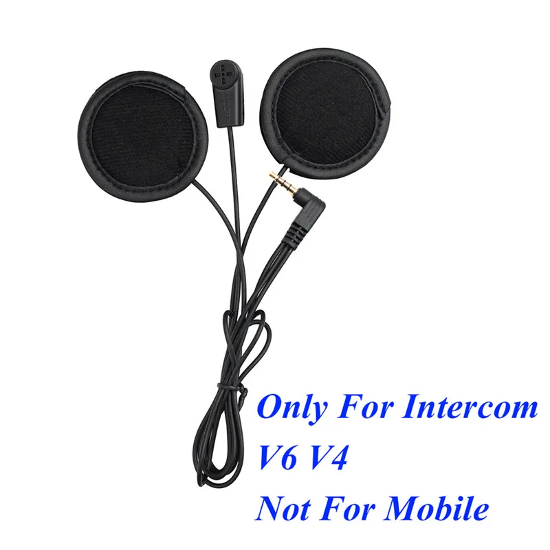 Oreillette V6 pour moto,oreillette avec microphone souple,kit mains ...