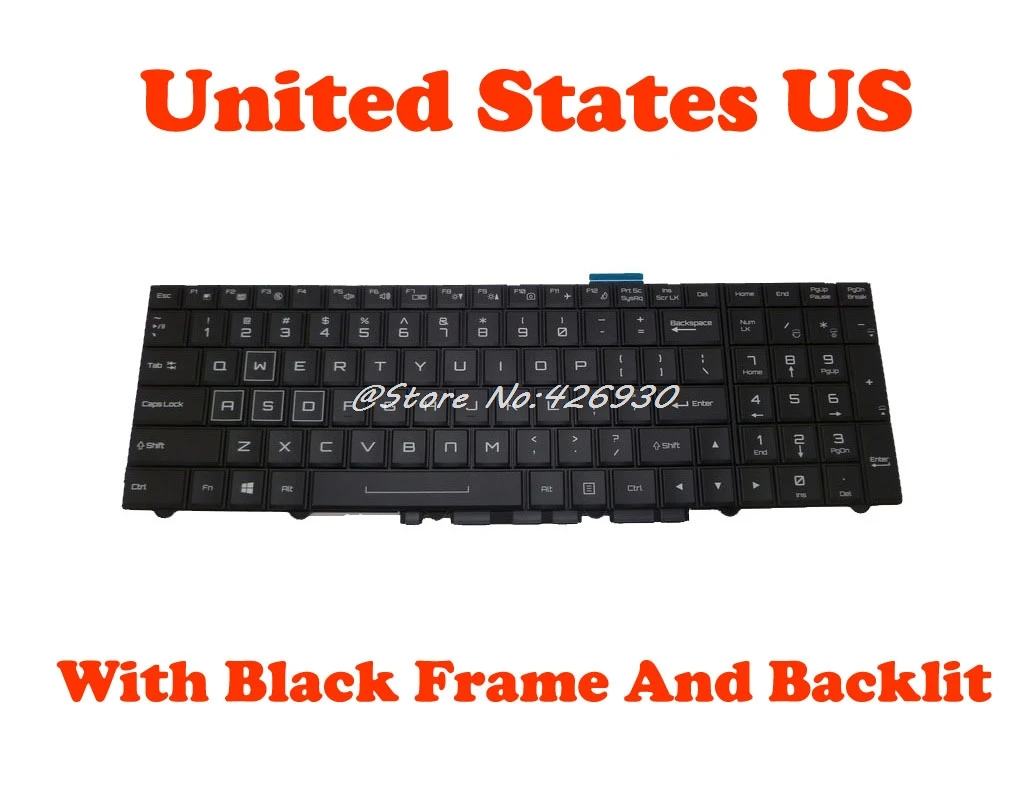 Backlit Keyboard Us English - kindlglass