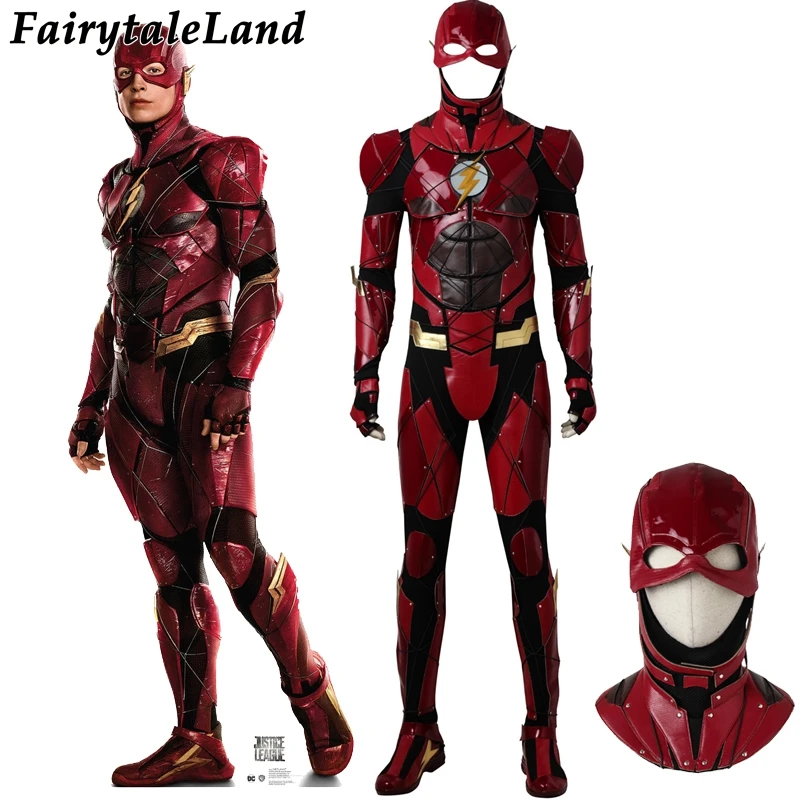 Justice League Deluxe Flash Costume For Boys