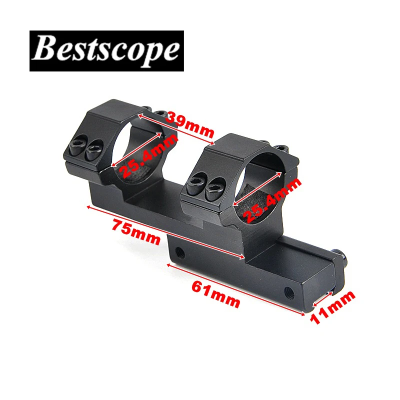 Tactical-Rifle-Optic-Scope-Mount-25-4mm-Rings-Rifle-Scope-Mount-Adapter ...