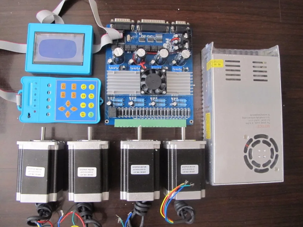 4Aixs Nema 23 290oz-in 21kg.cm Stepper Motor &TB6560 drive board ...