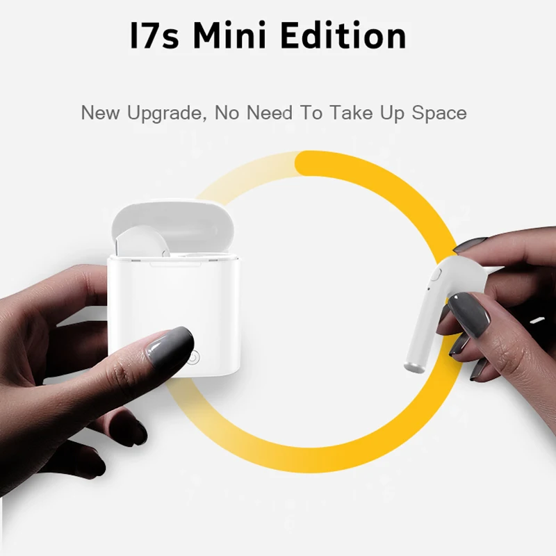 100 шт оптом I7 мини Tws наушники стерео наушники Bluetooth 5,0 ...