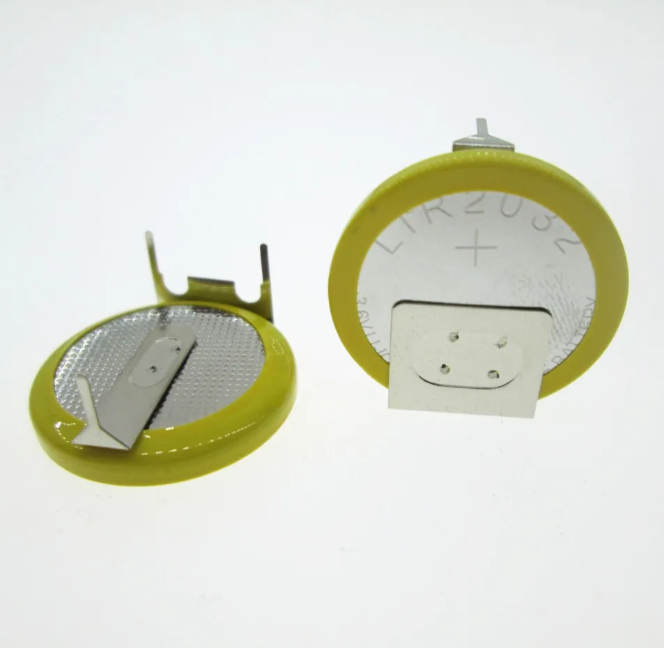 New Battery Lir2032 3v Rechargeable Lithium Battery Button Li-ion Battery Leg Feet Foot Dip3 ...