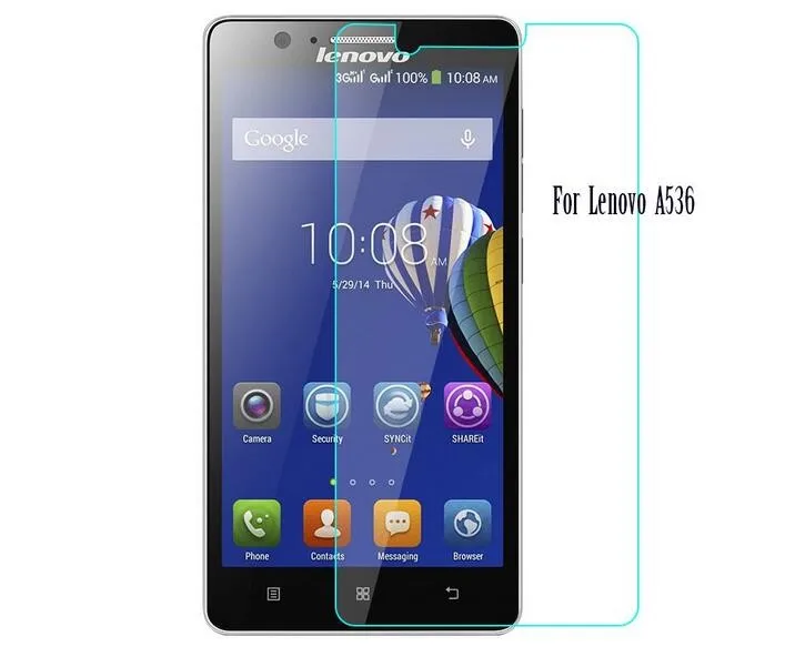 유리에 대한 Wolfsay 2PCS 화면 보호기 레노버 A536 안티 스크래치 보호 필름 전화 유리에 대한 레노버 A536 강화 ...