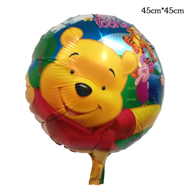 9 style 3D Cartoon Winnie the Pooh Balloons 18 Inch Happy Birthday ...