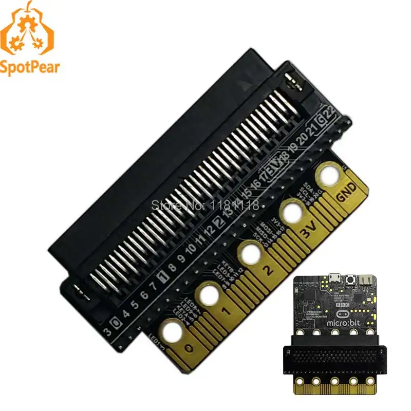BBC micro:bit GPIO Expansion board (B) test GPIO|Demo Board| - AliExpress