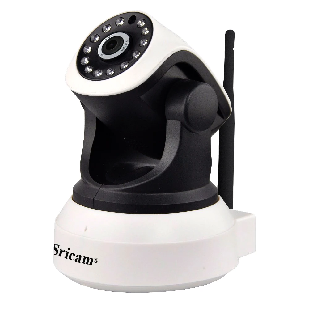 10 unids/lote Sricam 720 P Cámara IP Wifi PT ONVIF Megapixel H.264 ...