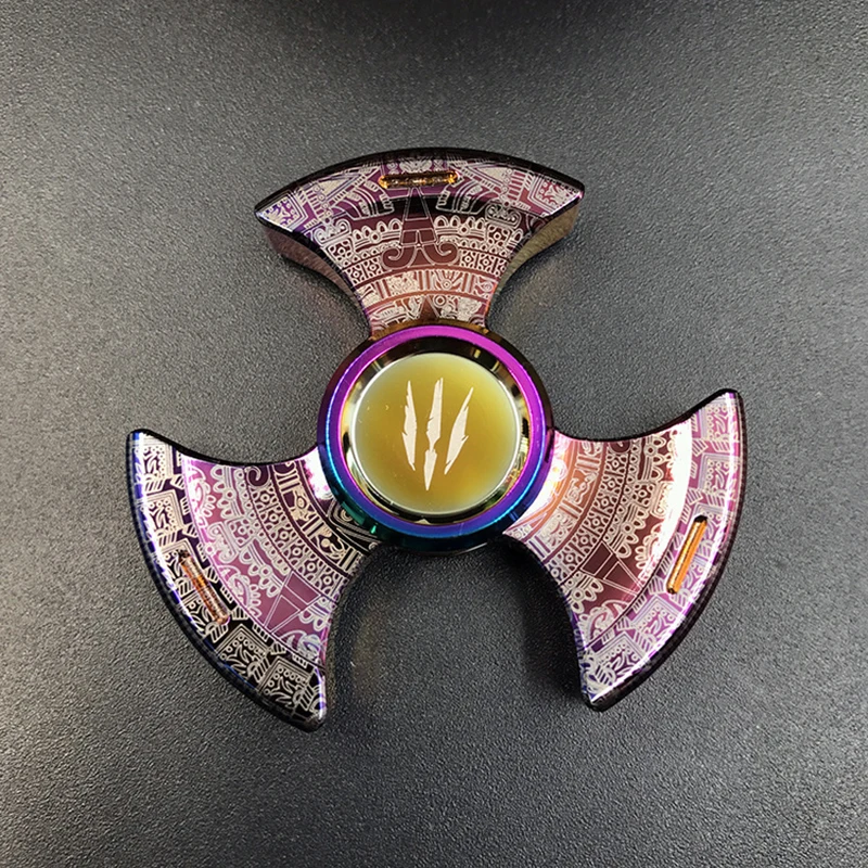 2017 New Seiko Hand Spinners Metalen Tri-Spinner Fidgets Pure steel EDC ...