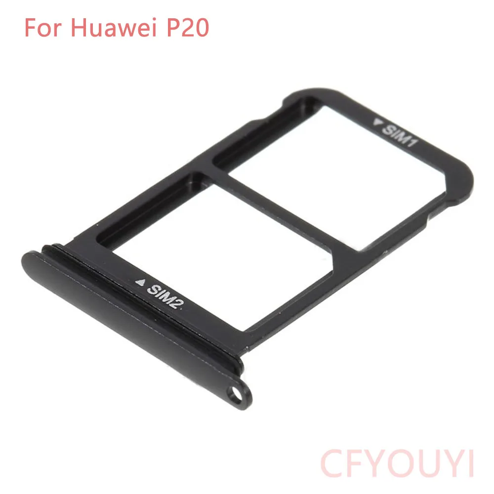 Original New SIM Card Holder Tray Slot Adapter For Huawei P20 SIM Tray ...