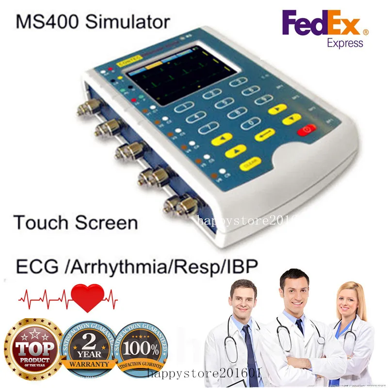 Fast Free Shipping CONTEC MS400 ECG Simulator Multi Parameter Patient ...
