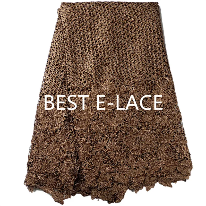 Café Tecido de Renda Líquida Africano Bordado de Pedras India Tissu ...