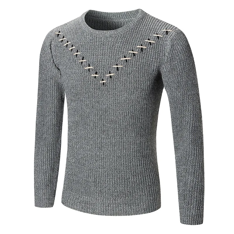 Uniqstore Warmkeeper Casual Teen Solid Hooded Male Long Sleeve Sweater