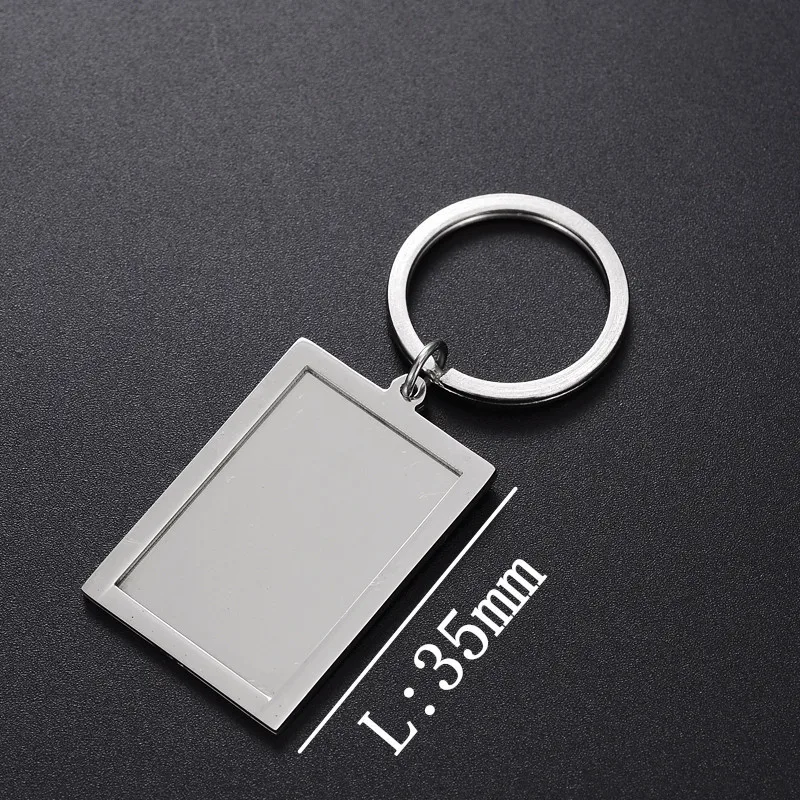 Custom-Made-Photo-Frame-Put-Your-Own-on-the-Rectangle-Charm-Keyring-Key ...